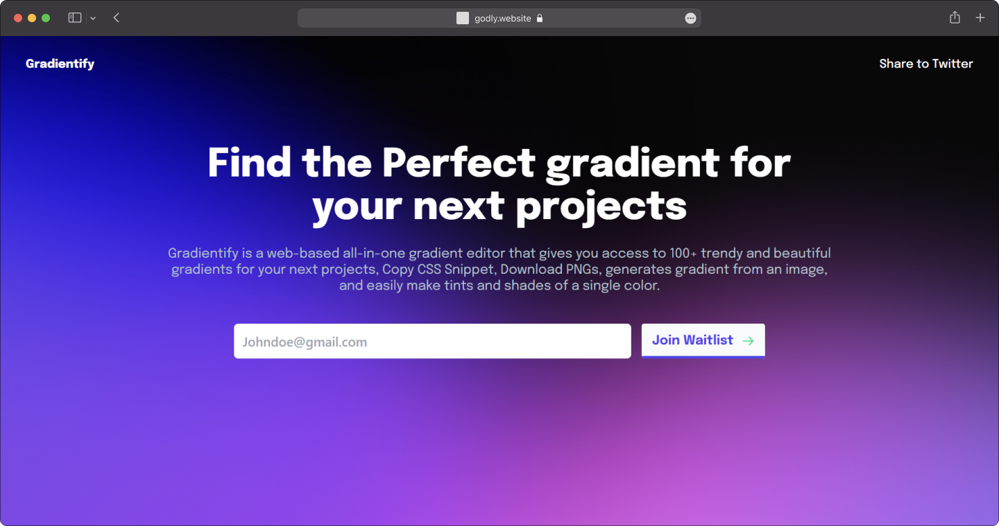 Gradientify - Web based all-in-one Gradient editor